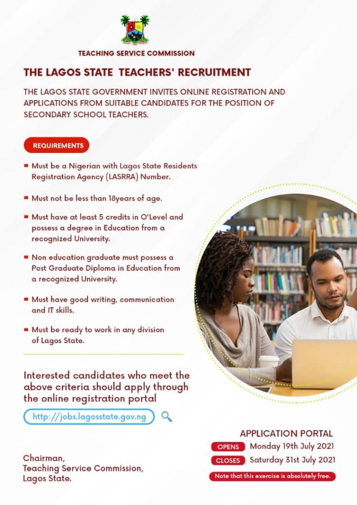 How To Apply For Lagos State Teachers' Recruitment 2023 - RecruitDem